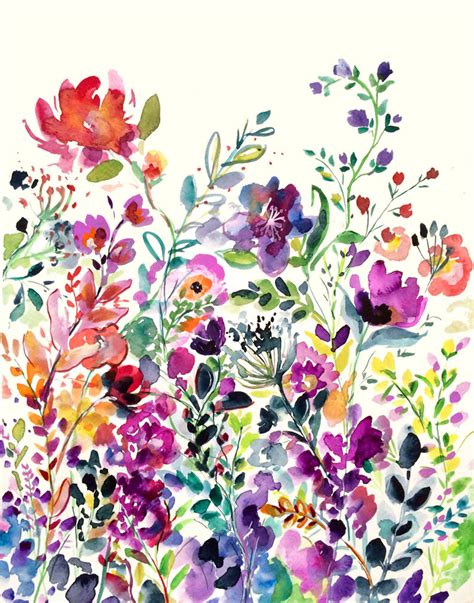 Flower Drawings To Print