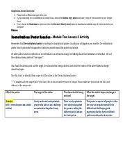 Copy Of Module Two Lesson Two Activity Docx Google Doc Access