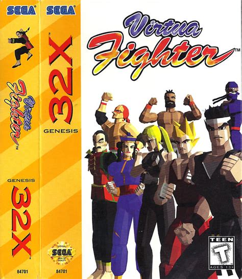 Virtua Fighter 32X Box Art Sega Shin Force Systems Sega