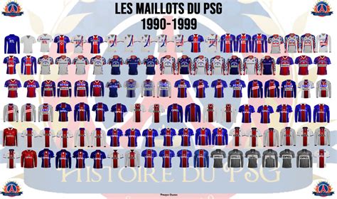 Online Exclusive Historique des maillots du PSG les années 2000 PSG