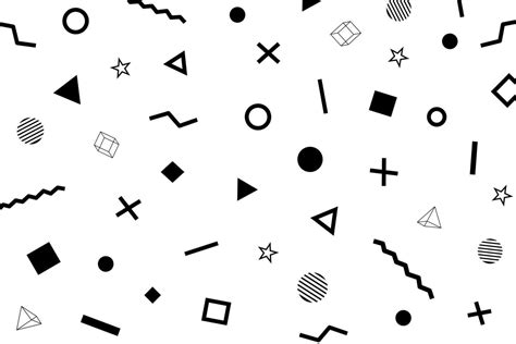 Geometric Black Seamless Pattern Modern Simple Abstract Background