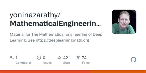 Github Yoninazarathy Mathematicalengineeringdeeplearning Material