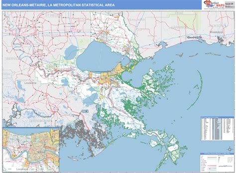 New Orleans Zip Codes Map Maping Resources