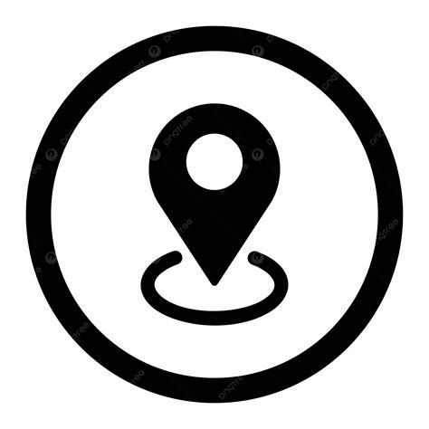 Geo Targeting Icon Navigation Map Marker Isolated Pointer PNG