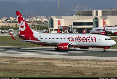 D ABAG Air Berlin Boeing 737 86J WL Photo By Mario May ID 402636