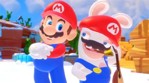 Mario Rabbids Kingdom Battle Saving Rabbid Mario Blizzy Sandy