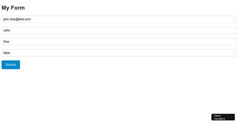Formik Example Forked Codesandbox