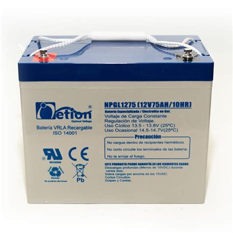 Bater A Gel Ciclo Profundo A V Netion Eco Green Solar