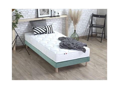 Ensemble matelas mousse ferme réversible alto sommier made in