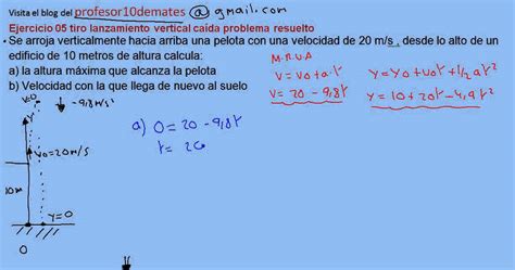 Ejercicios Resueltos De Lanzamiento Vertical Pdf