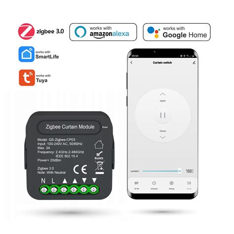 Sterownik Rolet Zigbee TUYA Dopuszkowy
