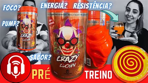 Pré Treino Crazy Clown Demons Lab Análise de Energia Sabor