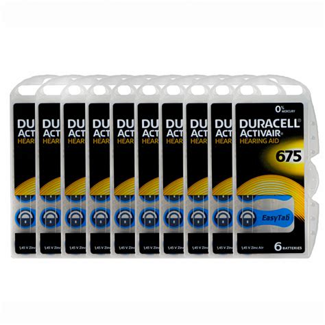 Power One Hearing Aid Batteries Size 13 Pack Of 5 Strips