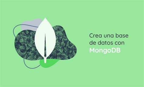 crea una base de datos con mongodb