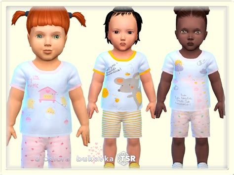 The Sims Resource Infant Shirt Summer