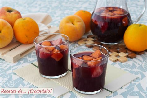 Receta de sangría casera refrescante y fácil de hacer
