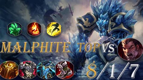 Malphite Vs Darius Top PTA Darius Can Do Some Damage To Tank Malphite