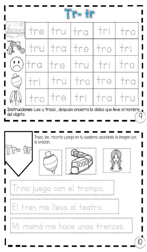 Cuadernillo Vamos A Trazar Las Silabas Trabadas Pdf Docer Ar My
