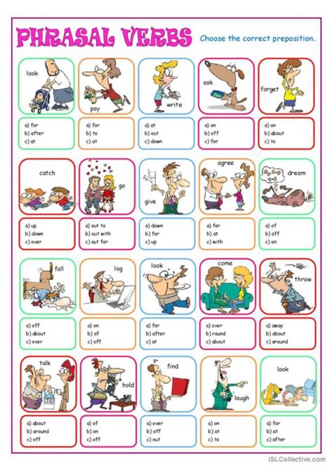 95 Phrasal Verbs Board Game Discussion Starters Speaking
