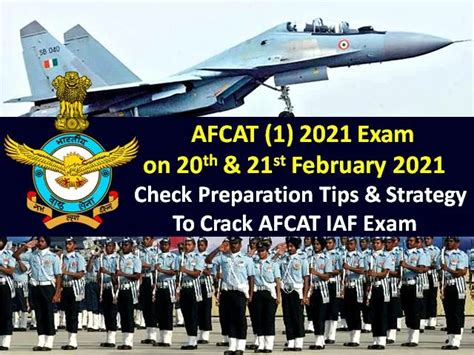 Afcat Exam On Th St February Check Preparation Tips