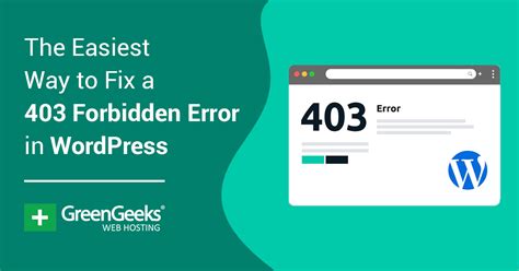 The Easiest Way To Fix A Forbidden Error In Wordpress