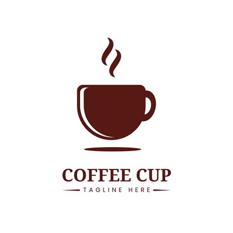 Logotipo De Taza De Caf Vintage Concepto De Logotipo De Caf Simple