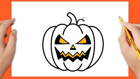Jak narysować dynię na Halloween Halloween rysunek krok po kroku
