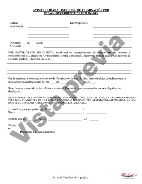 Alaska Aviso de 3 días para el arrendatario sobre la rescisión por