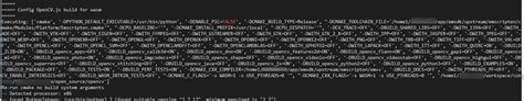 Compile OpenCV With Emscripten Error TEST BIG ENDIAN Found No Result