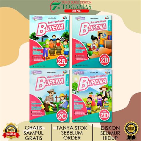 Jual BUPENA SD KELAS 2 BUKU PENILAIAN K13 TEMA A B C D KARYA
