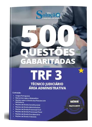 Apostila Caderno De Questões Para Técnico Judiciário Área