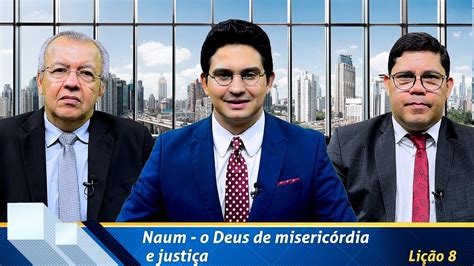 Revista de EBD Betel Dominical lição 8 Naum o Deus de misericórdia e
