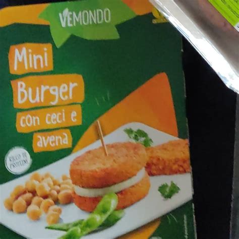 Vemondo Mini Burger Con Ceci E Avena Review Abillion