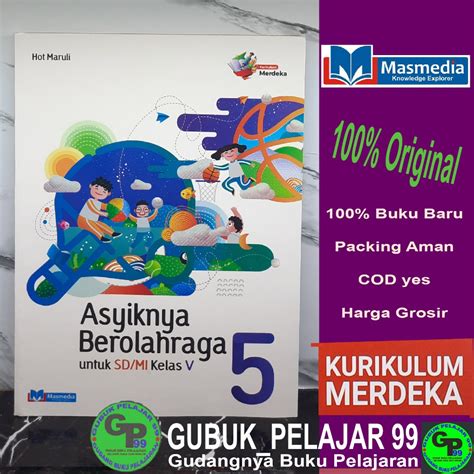 Jual Asyiknya Berolahraga PJOK Untuk Kelas 5 SD MI Kurikulum Merdeka