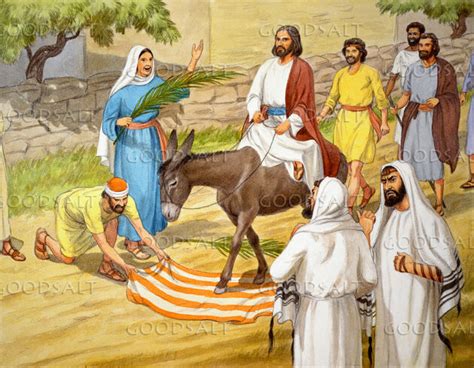 Jesus Enters Jerusalem Clip Art