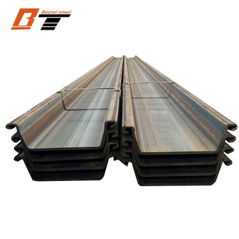 U Type Hot Rolled Steel Sheet Pile Hot Rolled Steel Sheet Piling