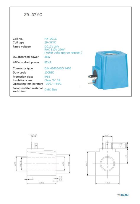 Bobina De V Lvula Solenoide De Control Direccional Bobina De Alta