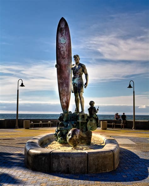 Surfer Statue At Imperial Beach Leighton Smith Flickr