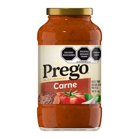 Salsa De Tomate Con Carne Para Pastas Prego Mexico