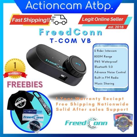 FreedConn TCOM VB PRO Bluetooth 5 0 Motorcycle Intercom Helmet Headset