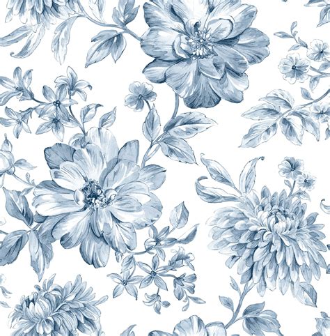 Blue And White Floral Wallpapers 4k HD Blue And White Floral