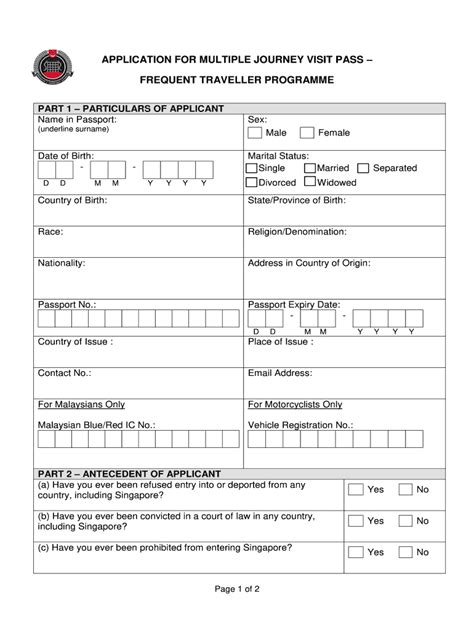 Singapore Entry Form Fill Out Sign Online DocHub