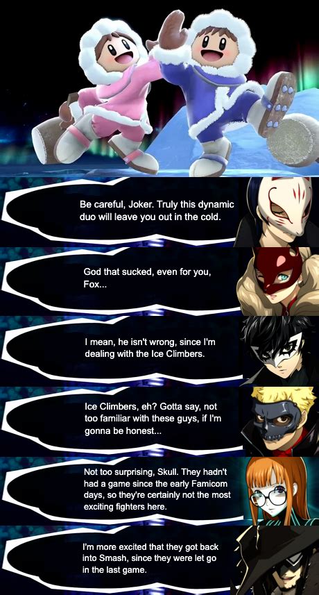 A Mementos Convo A Day On Twitter Joker In Smash Part 15 Vs Ice