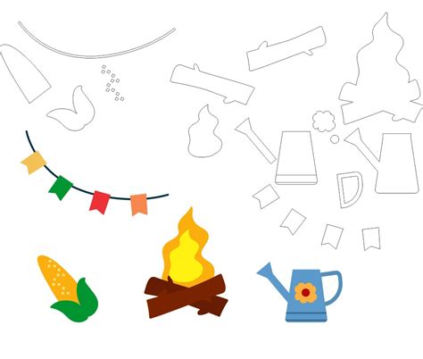 Moldes De Festa Junina Para Imprimir Ver E Fazer