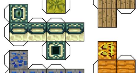 Papercraft Mini Blocks Minecraft Pinterest Papercraft Minis And