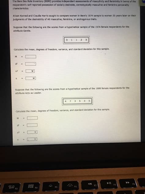 solved the bern sex role inventory bsri provides