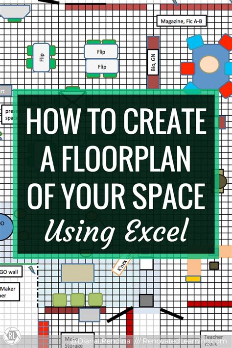 How To Create A Floorplan Of Your Space In Excel Renovated Learning