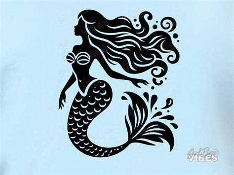 Mermaid SVG PNG DXF Girl Boss Vibes