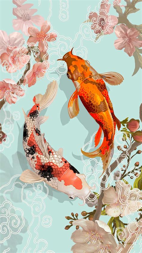 33 Dazzling Koi Fish Wallpaper Aesthetic Photos Ferguson