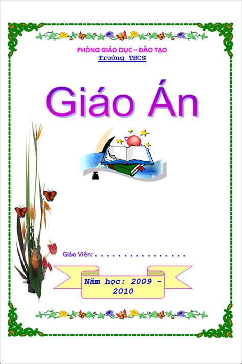 Tải ngay 500 Các mẫu bìa đẹp nhất cho giáo án Miễn phí